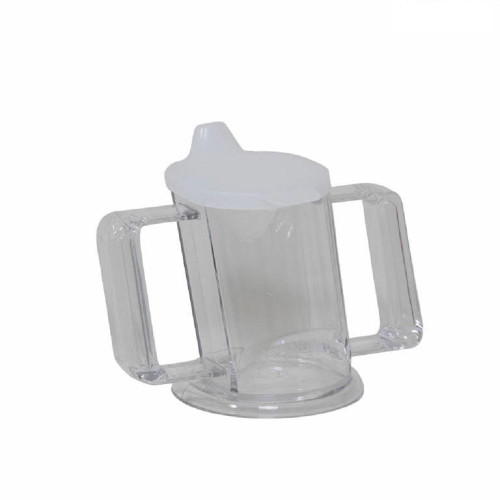 Clear Heavy Duty Handy Cup with Lid | CLH Healthcare
