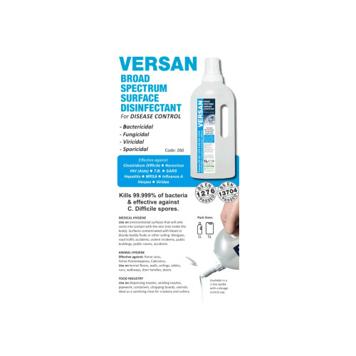 Clover Versan Broad Spectrum Surface Disinfectant | CLH Healthcare