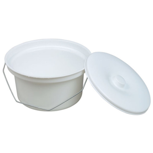 Round Commode Bowl with Lid | CLH Healthcare