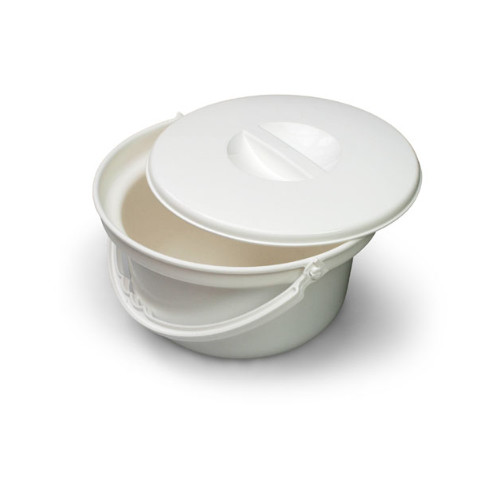 Round Commode Bowl with Lid | CLH Healthcare