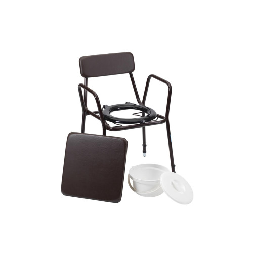 Static Commode - Fixed Height & Fixed Arms | CLH Healthcare