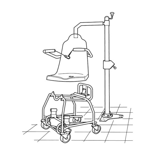 Oxford Mermaid Bath Hoist Column Assembly | CLH Healthcare