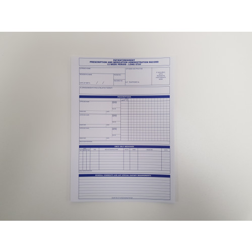 Patient Drug Chart | CLH Healthcare