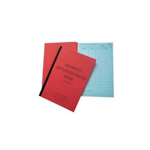 Record of Drugs Returned Book | CLH Healthcare