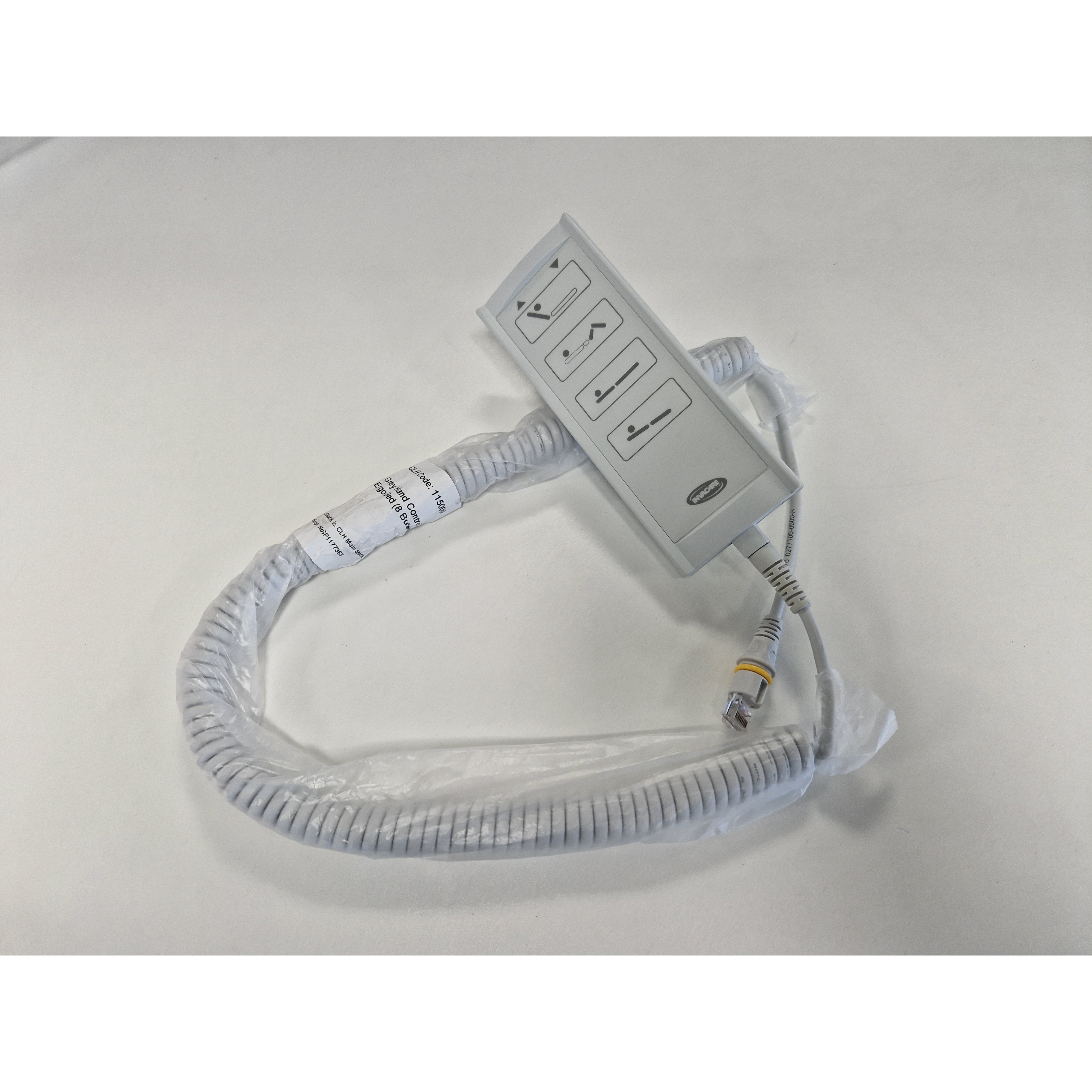 8 Button Grey Hand Control for Invacare Medley Ergo Beds | CLH Healthcare
