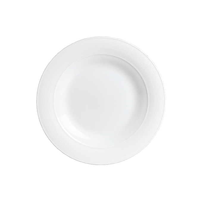 Steelite Aura White Flat Rim Plate | CLH Healthcare
