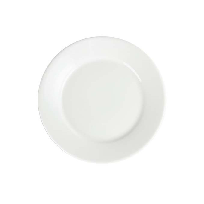 Olympia Whiteware Wide Rimmed Plates | CLH Healthcare