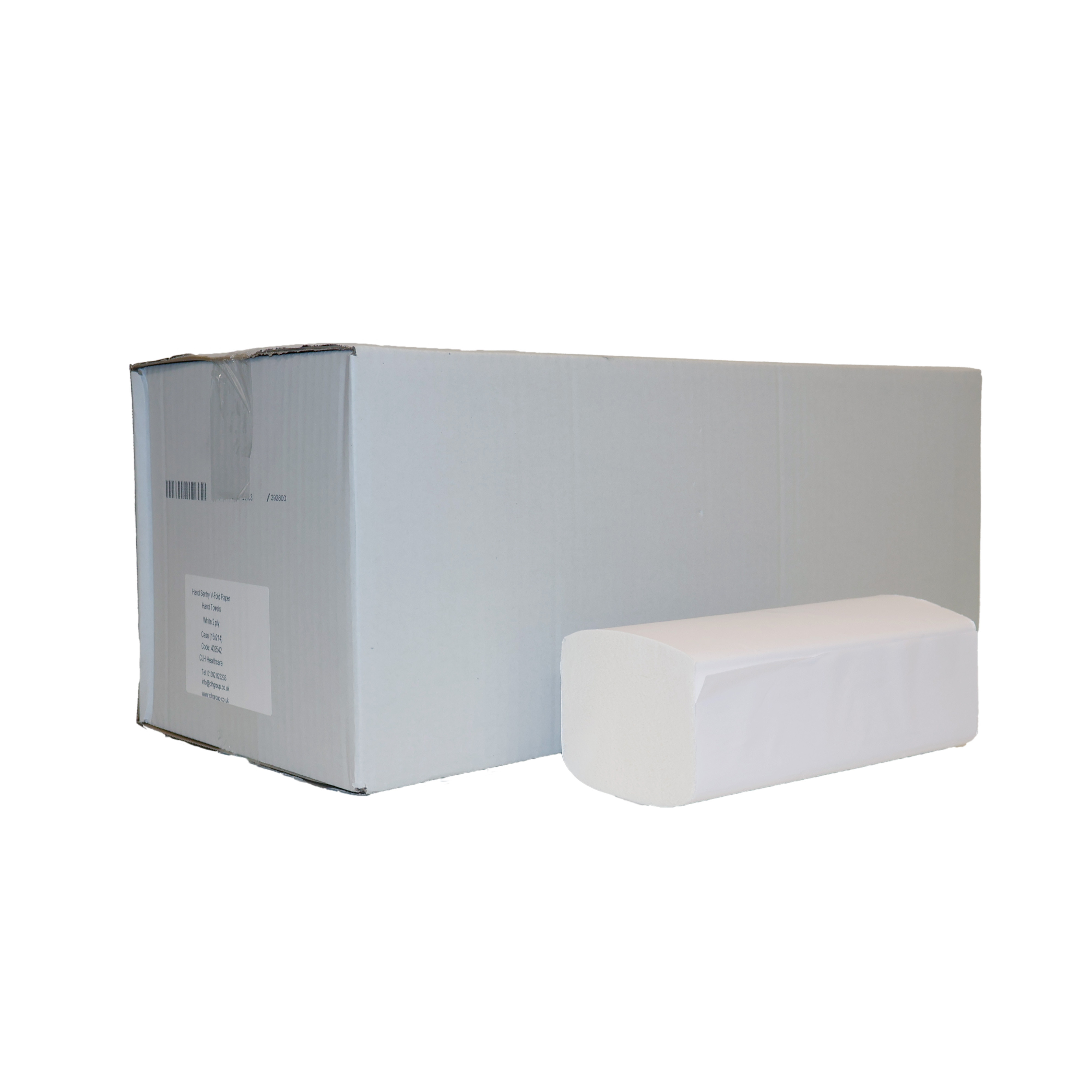 Hand Sentry White 2 Ply V-Fold Paper Hand Towels | CLH Healthcare