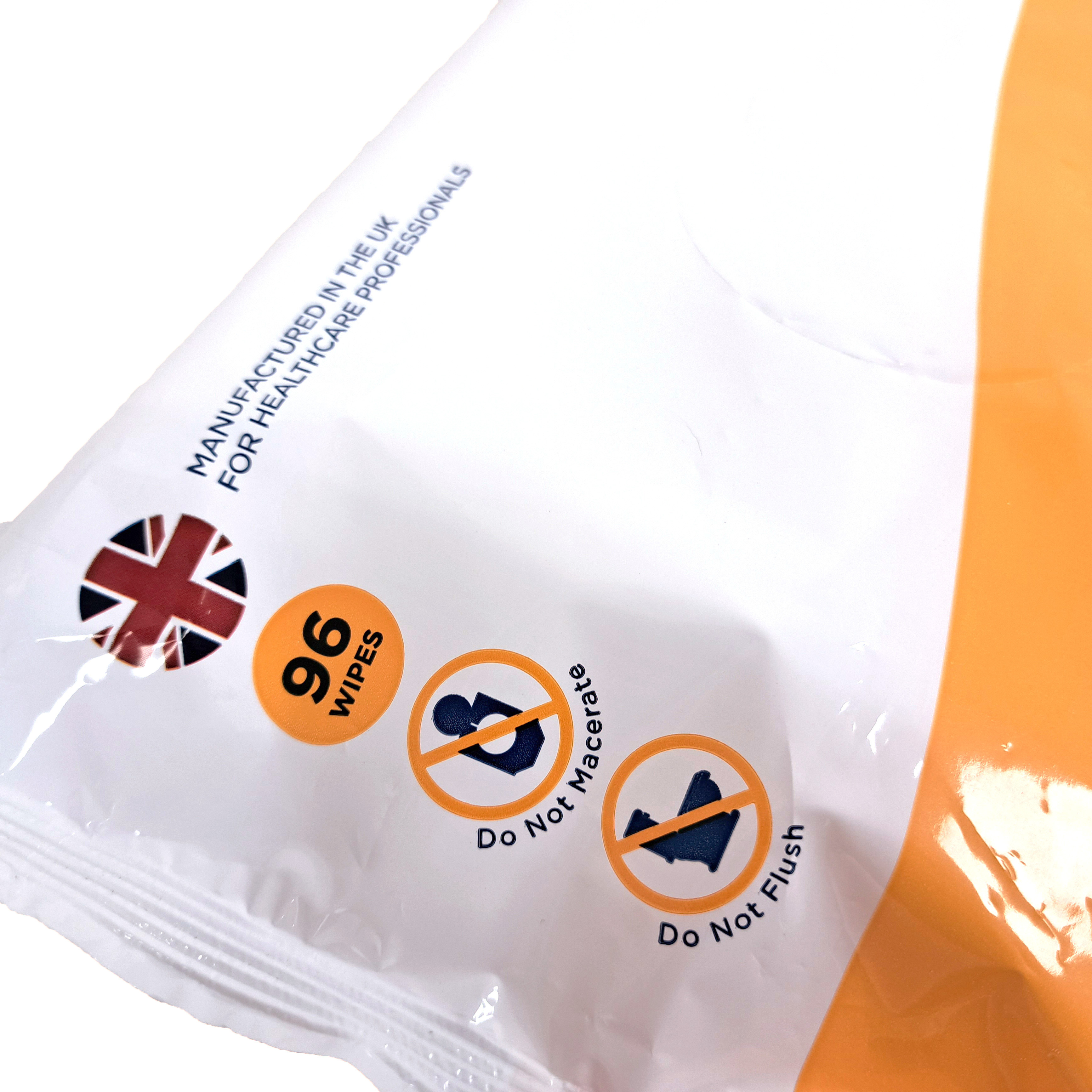 Radiant Standard Large Dry Patient Wipes | CLH Healthcare