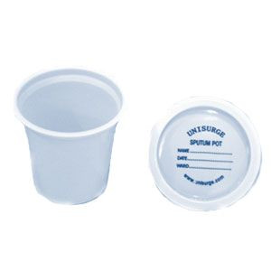 125ml Sputum Pots and Lids | CLH Healthcare