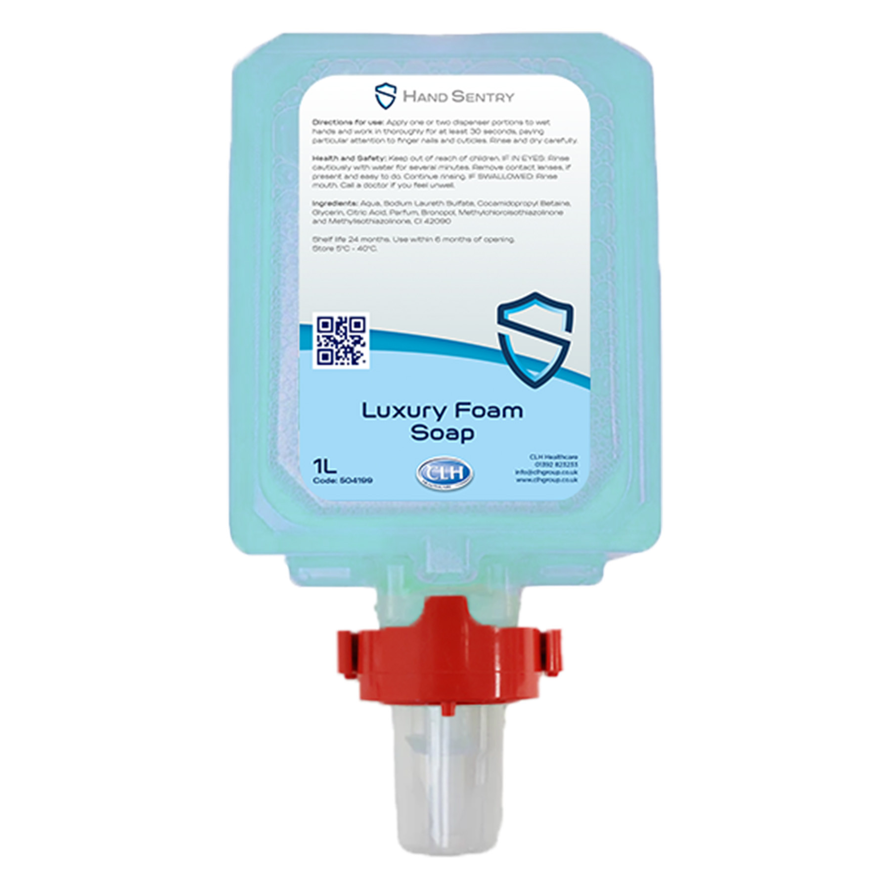 Hand Sentry Luxury Blue Foam Soap Cartridge Refill | CLH Healthcare