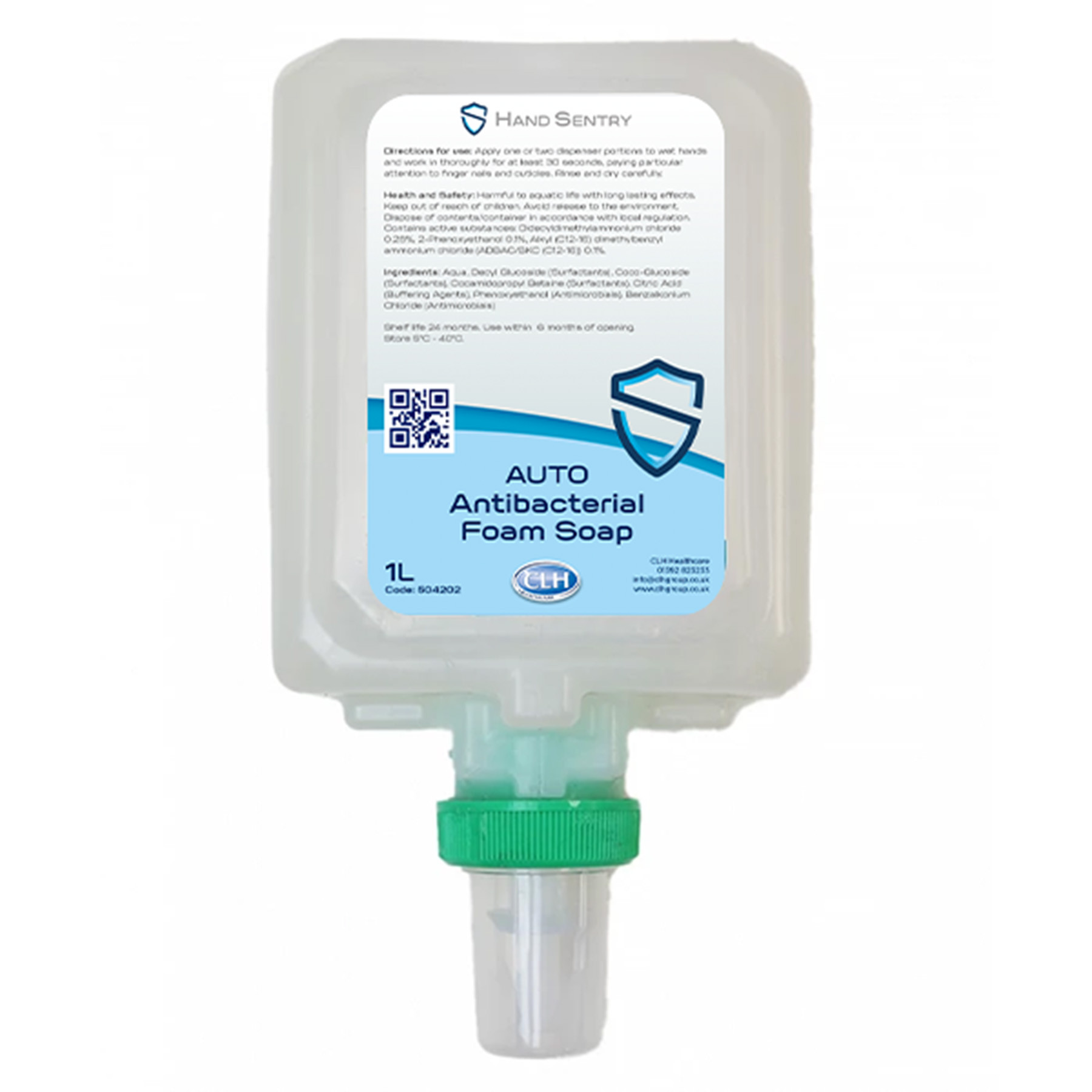Hand Sentry AUTO Antibacterial Foam Soap Cartridge Refill | CLH Healthcare