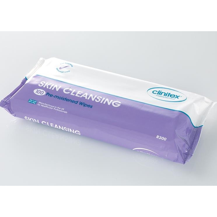 Clinitex Moist Skin Cleansing Wipes | CLH Healthcare