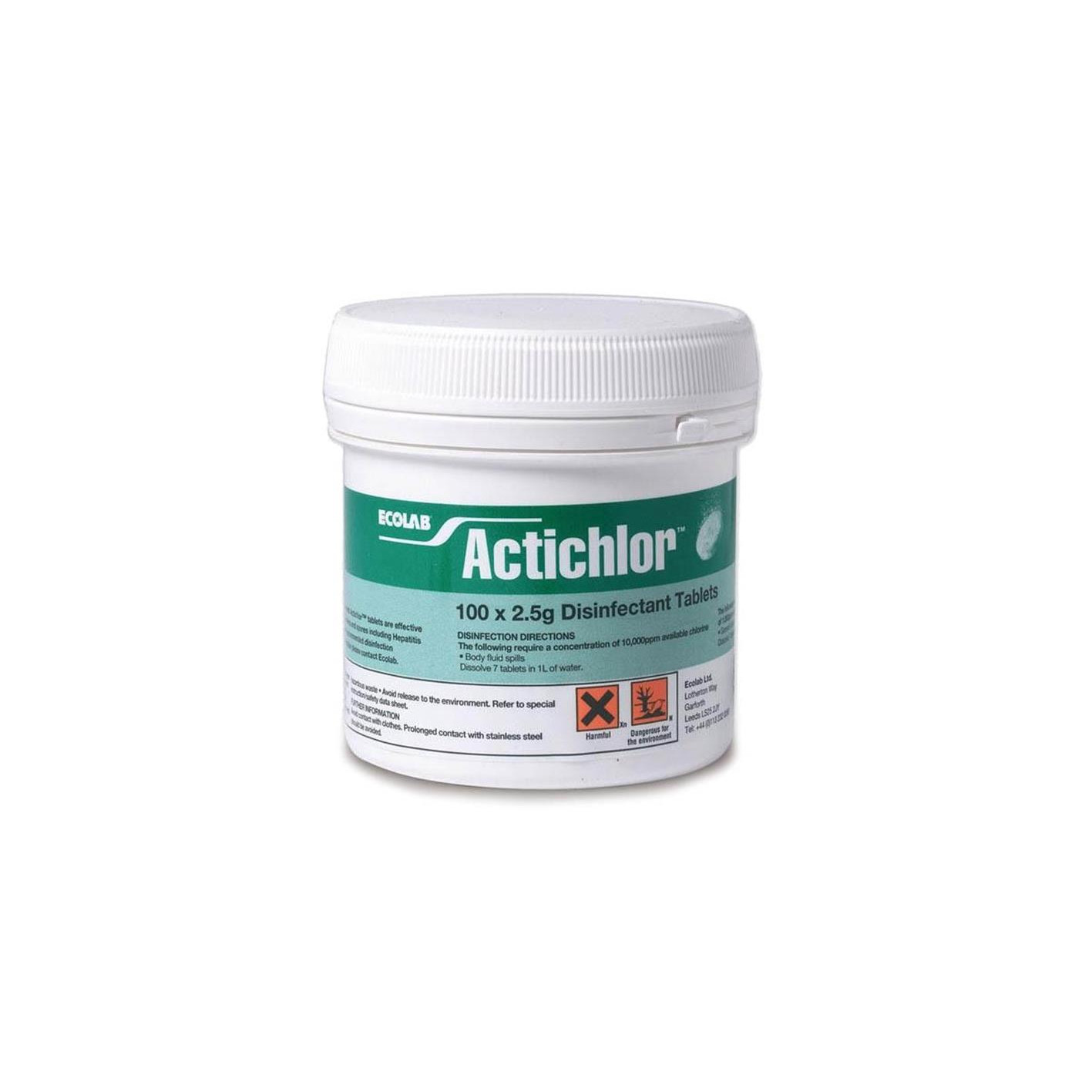 ECOLAB Actichlor 2.5g Disinfectant Tablets | CLH Healthcare