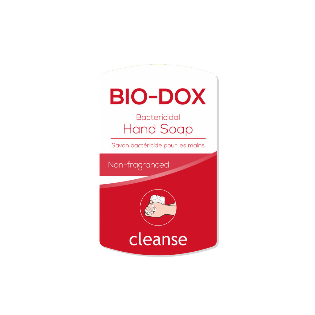 Clover Bio-Dox Bactericidal Hand Soap Labels | CLH Healthcare