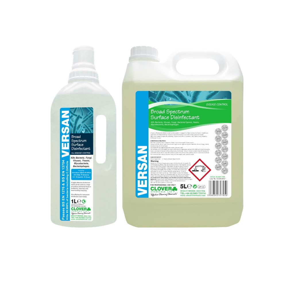 Clover Versan Broad Spectrum Surface Disinfectant | CLH Healthcare