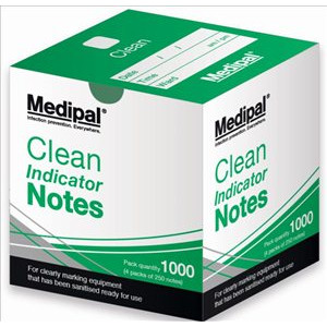 Medipal Clean Indicator Notes - Green Pads | CLH Healthcare