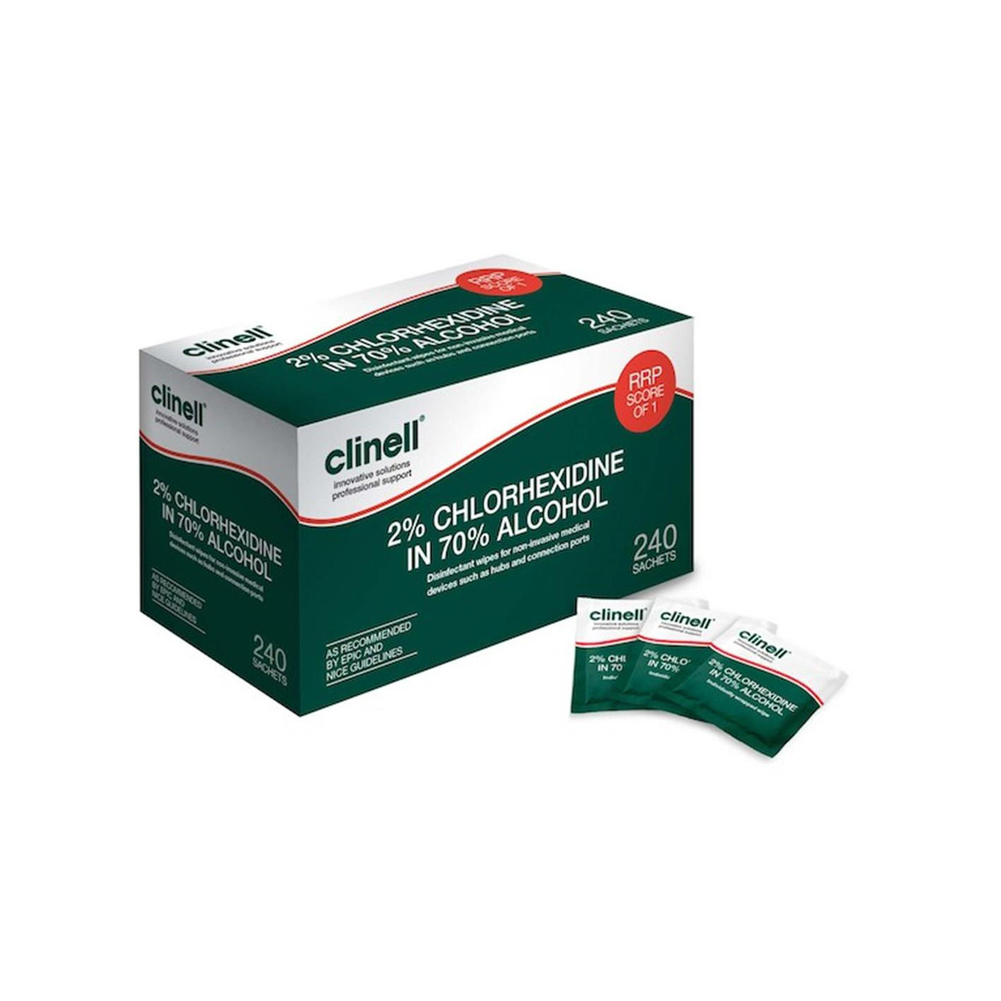 clinell Green Wipes - for Medical Equipment | CLH Healthcare