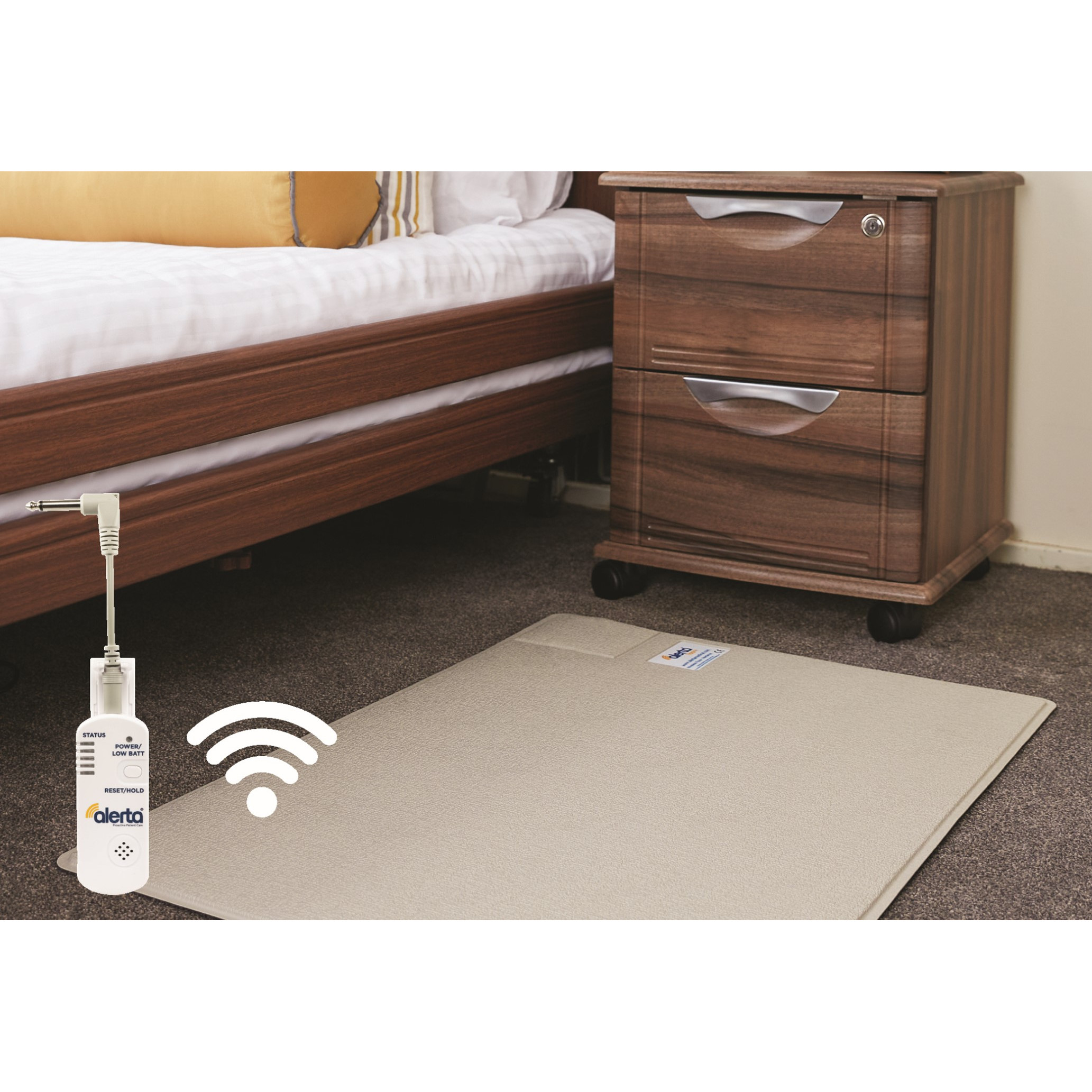 Floor+ Alertamat Floor Alarm Mat, Wireless c/w Transmitter | CLH Healthcare