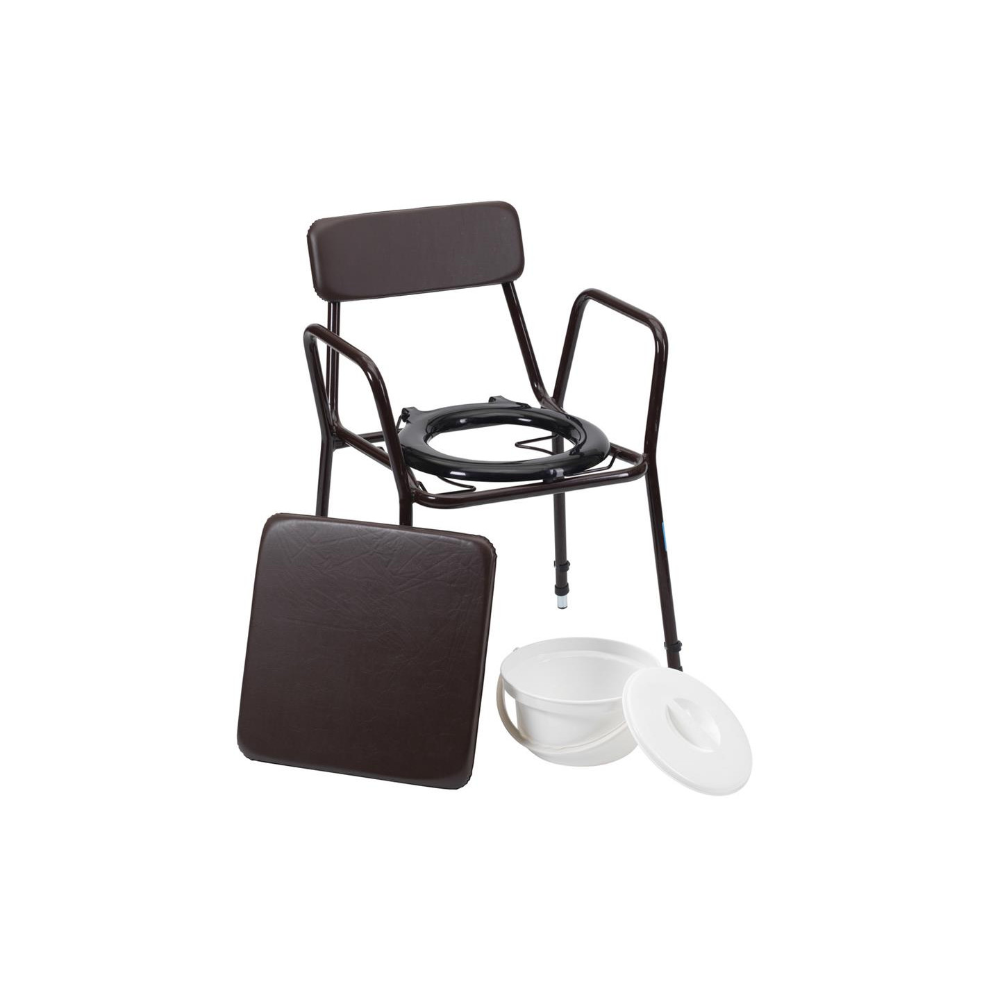 Static Commode - Fixed Height & Fixed Arms | CLH Healthcare