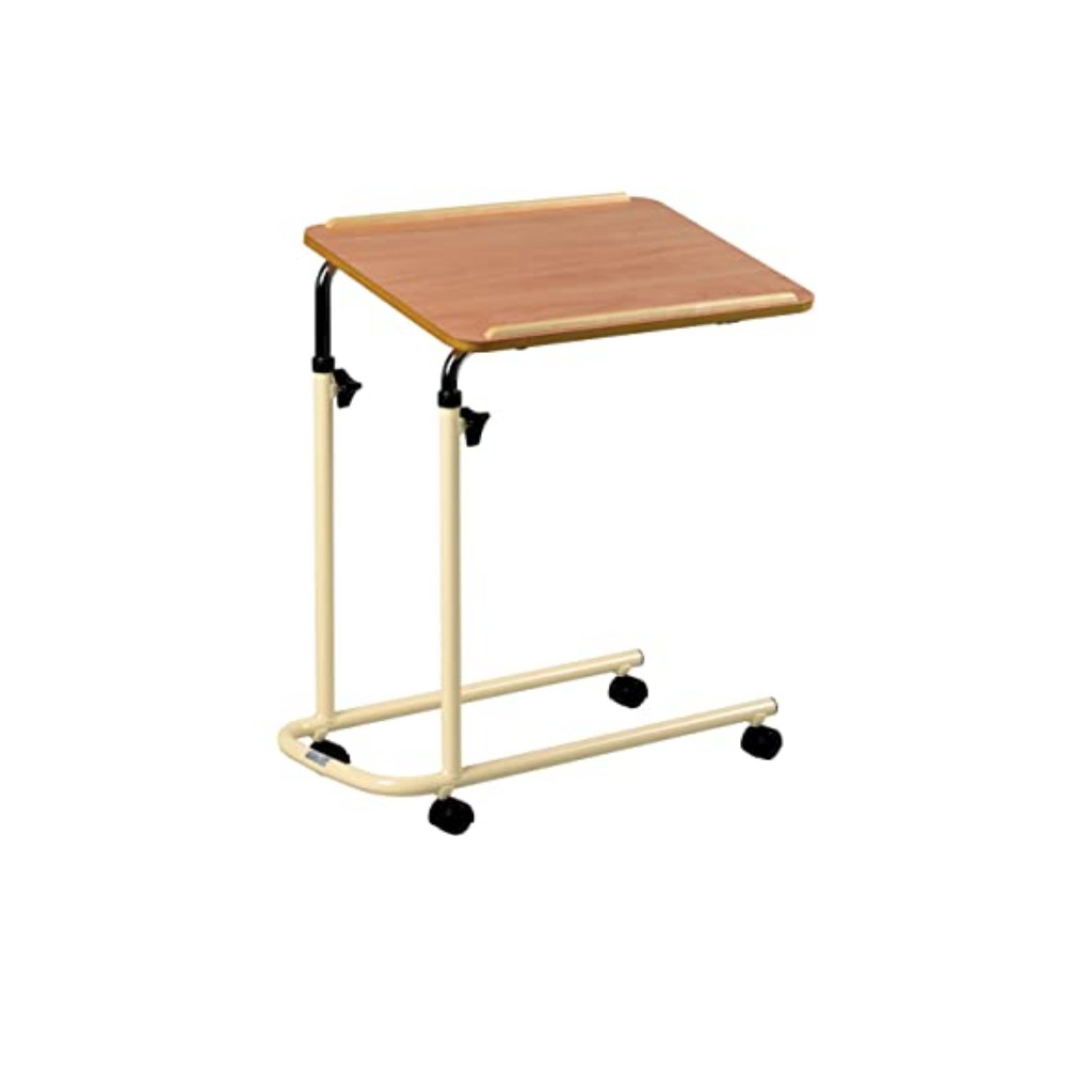 Fold Flat Overbed Table On Castors | CLH Healthcare