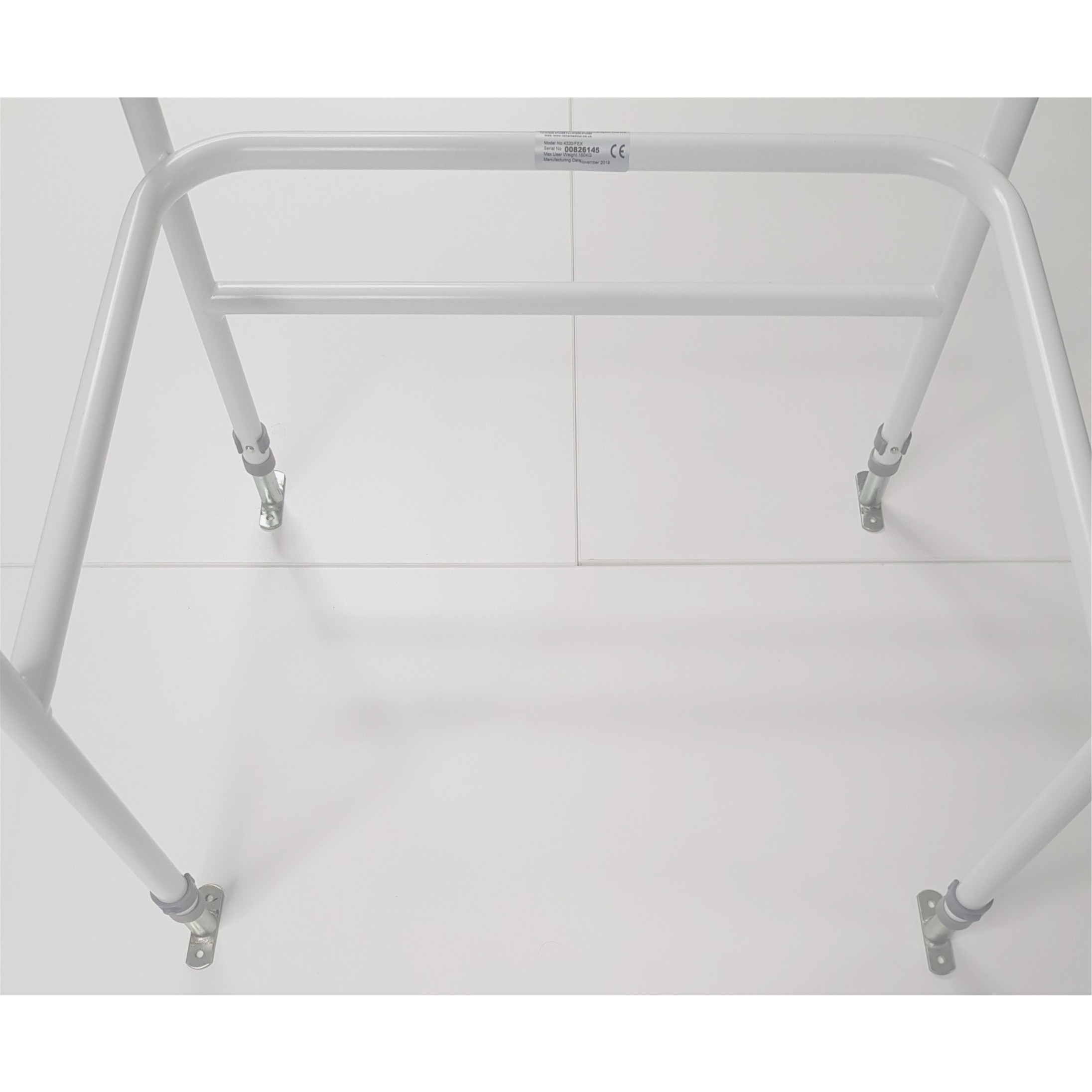 Height Adjustable Toilet Surround with Floor Fixed Legs | CLH Healthcare