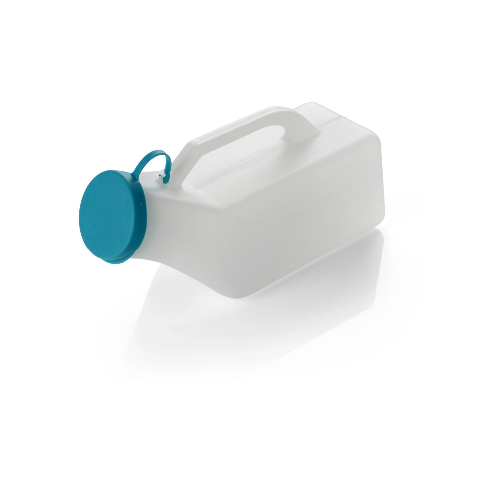 Male Urinal Bottle With Handle & Cap | CLH Healthcare