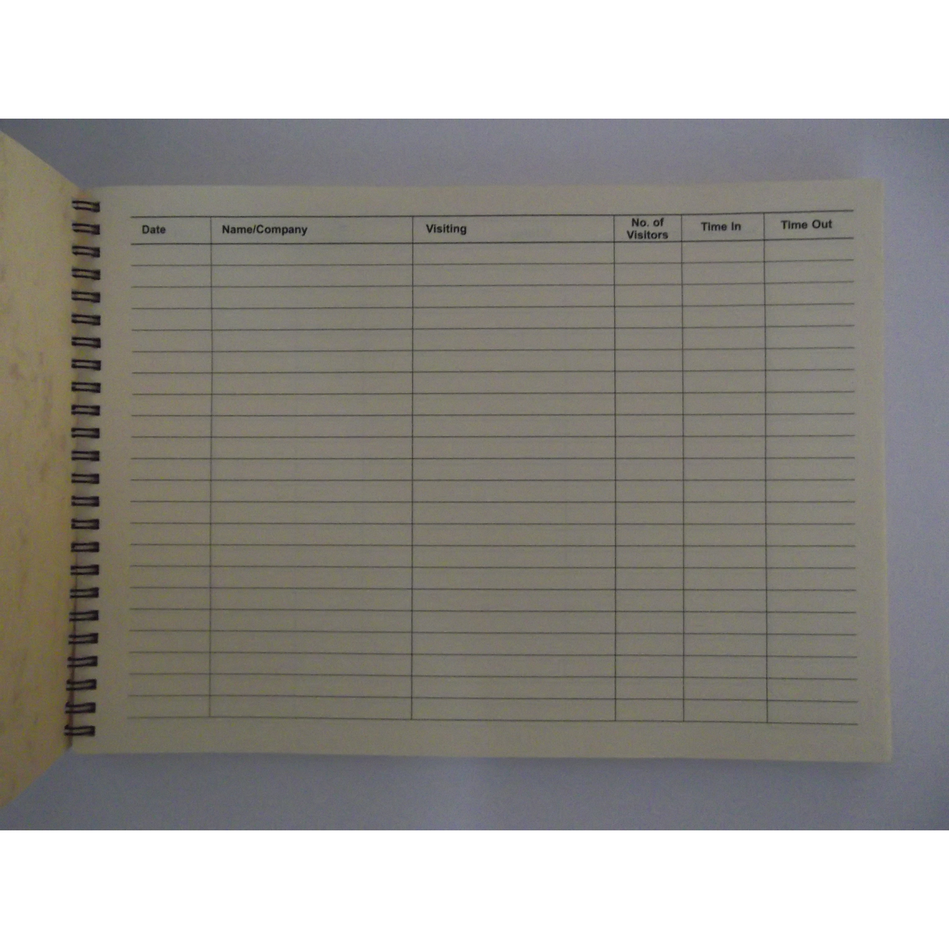 A4 Visitors Book | CLH Healthcare