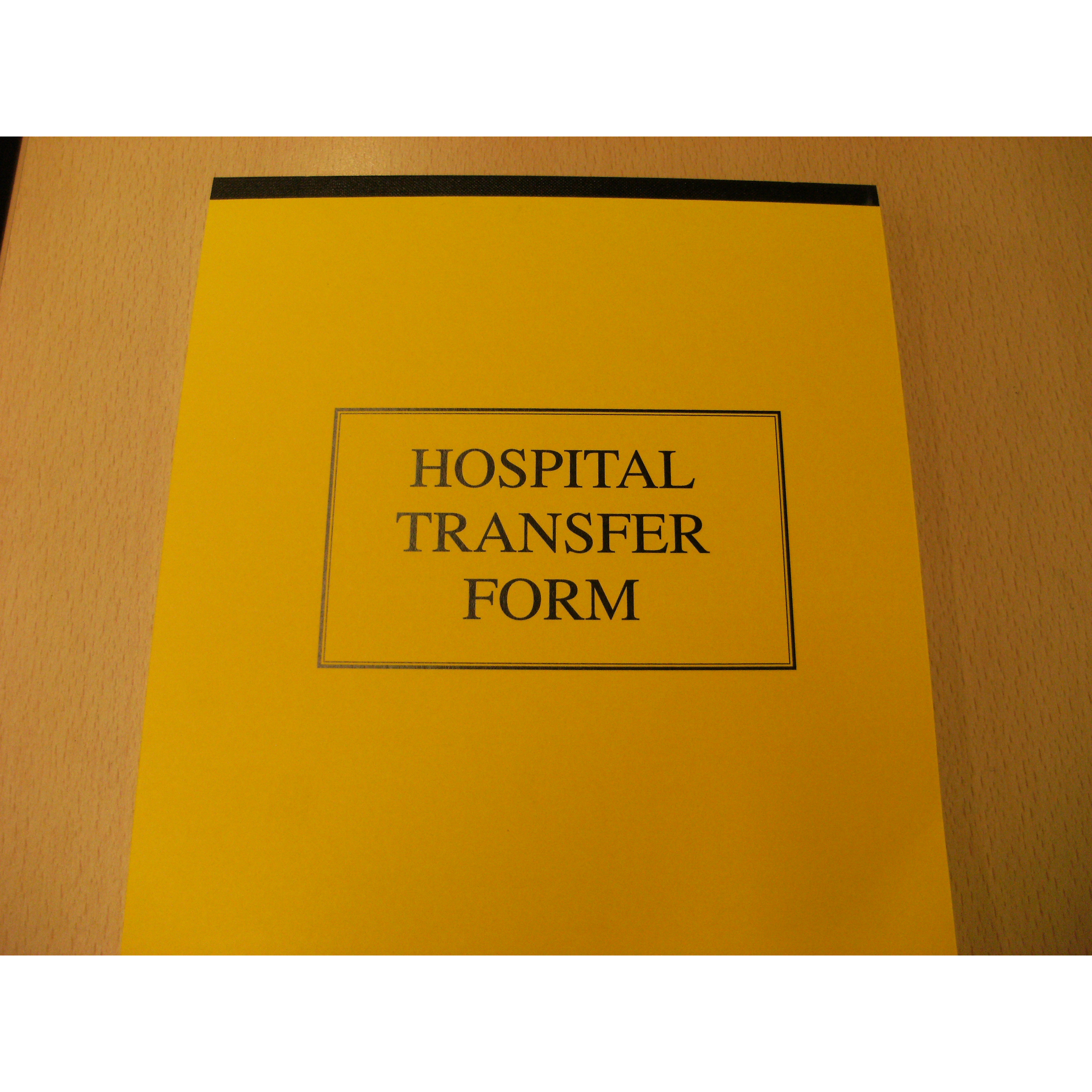 A4 Hospital Transfer Form | CLH Healthcare