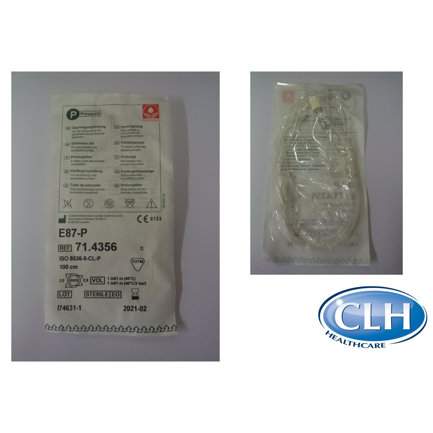 Codan Syringe Pump Extension Set, 100cm (71.4356) | CLH Healthcare